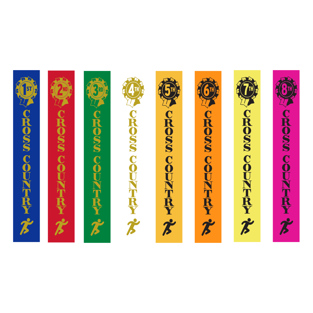 Victor Ribbons Cross Country - Pack of 50