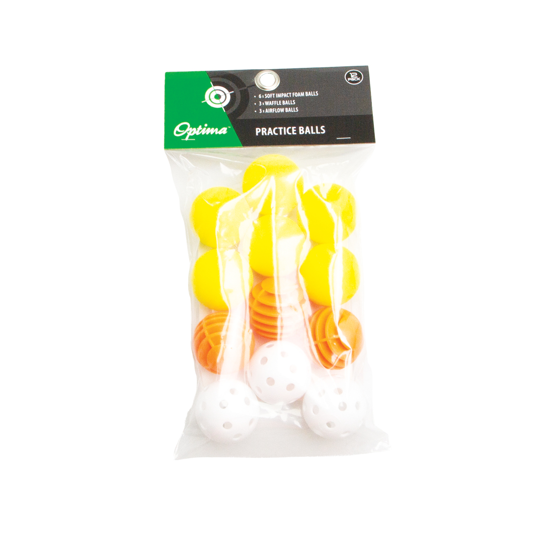 Optima Mixed Practice Balls - Pack of 12 – 66fit Australia